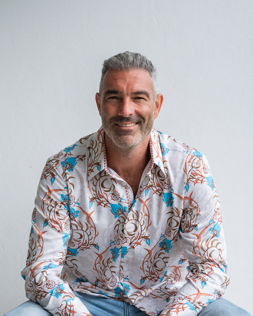 ELDON Long Sleeve Shirt Ecru – English Laundry Australia