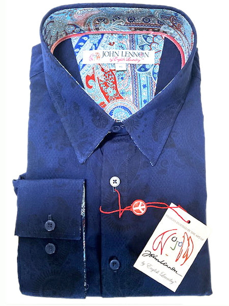 WILTON Long Sleeve Shirt Navy – English Laundry Australia